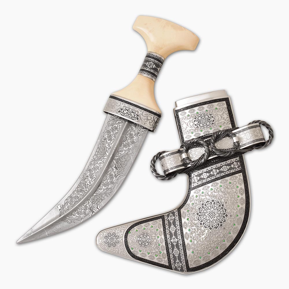 Khanjar - Black Silver, free ship, luxury gifts at manufacturer's price